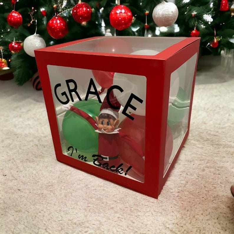 Personalised Elf in A Box - Etsy