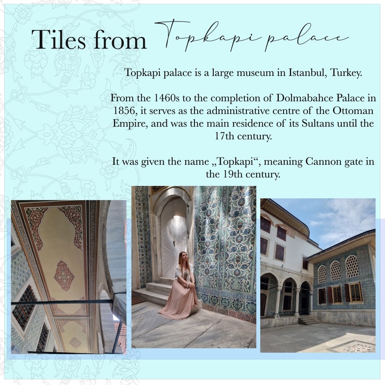 277 Pages Bundle, 12 Printable Ebooks, Turkish Art , Tiles From Topkapi ...