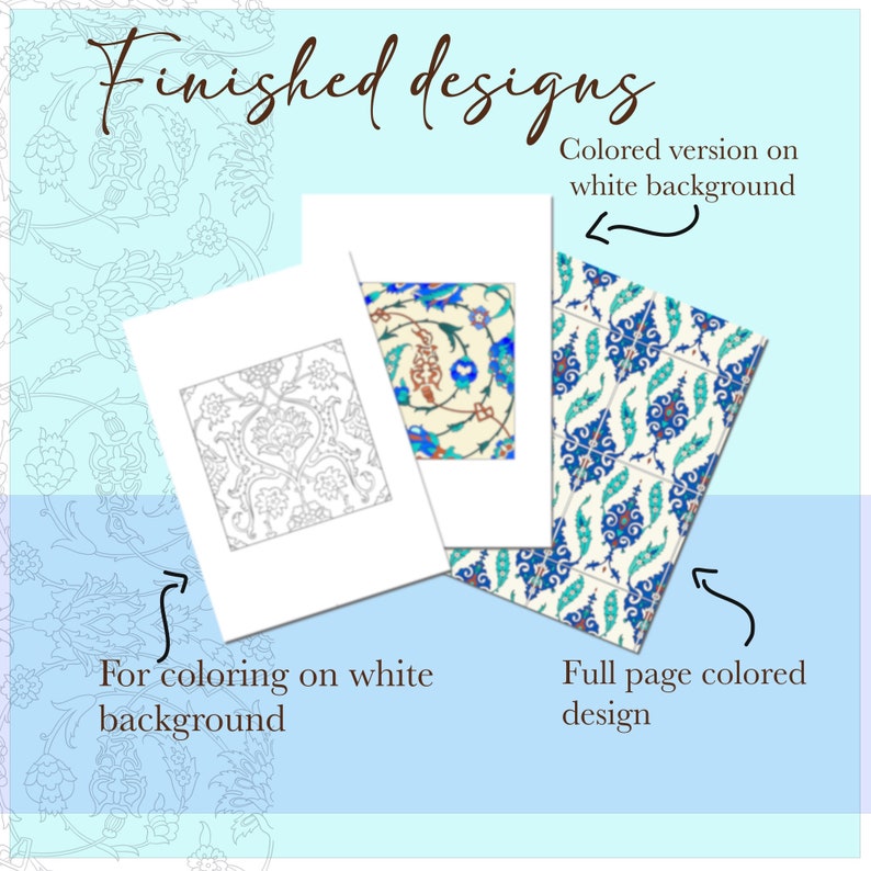 277 Pages Bundle, 12 Printable Ebooks, Turkish Art , Tiles From Topkapi ...