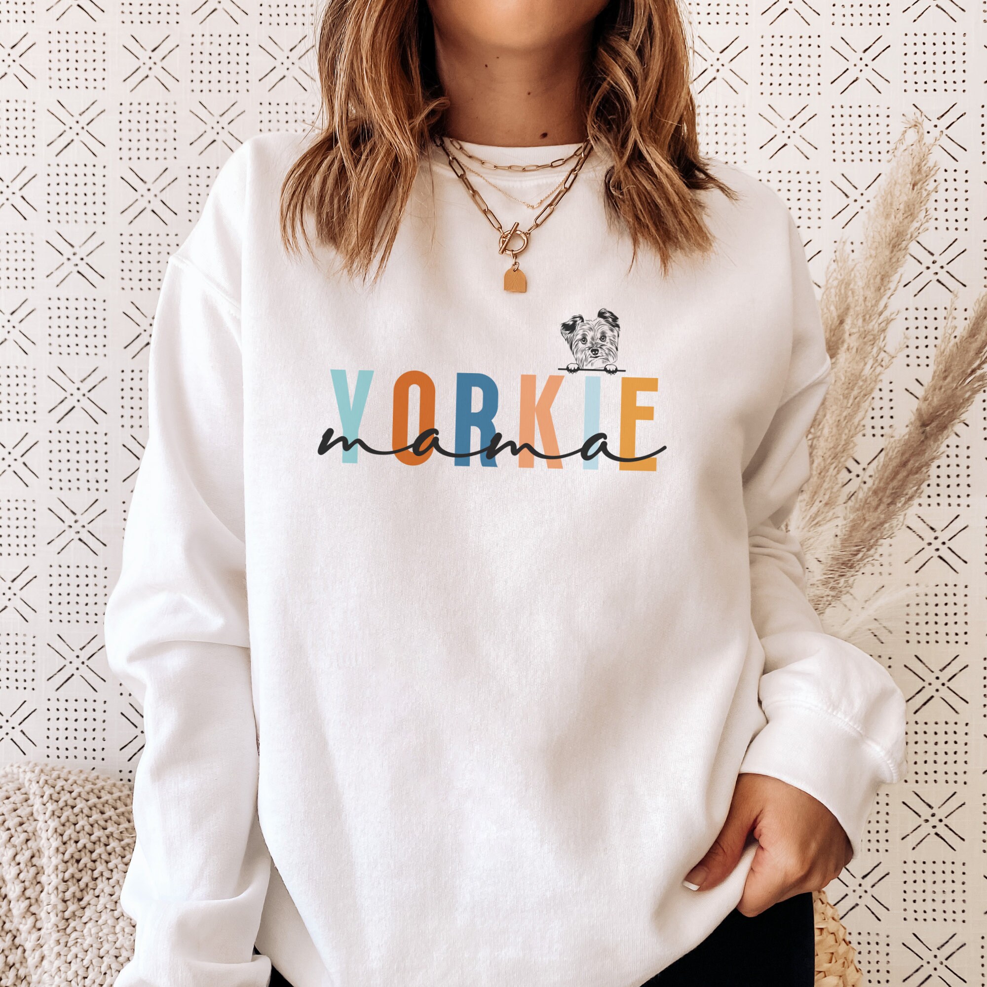 Yorkie Mama, Yorkie Sweatshirt, Yorkie Mom Shirt, Yorkie Dog Mom, Dog ...