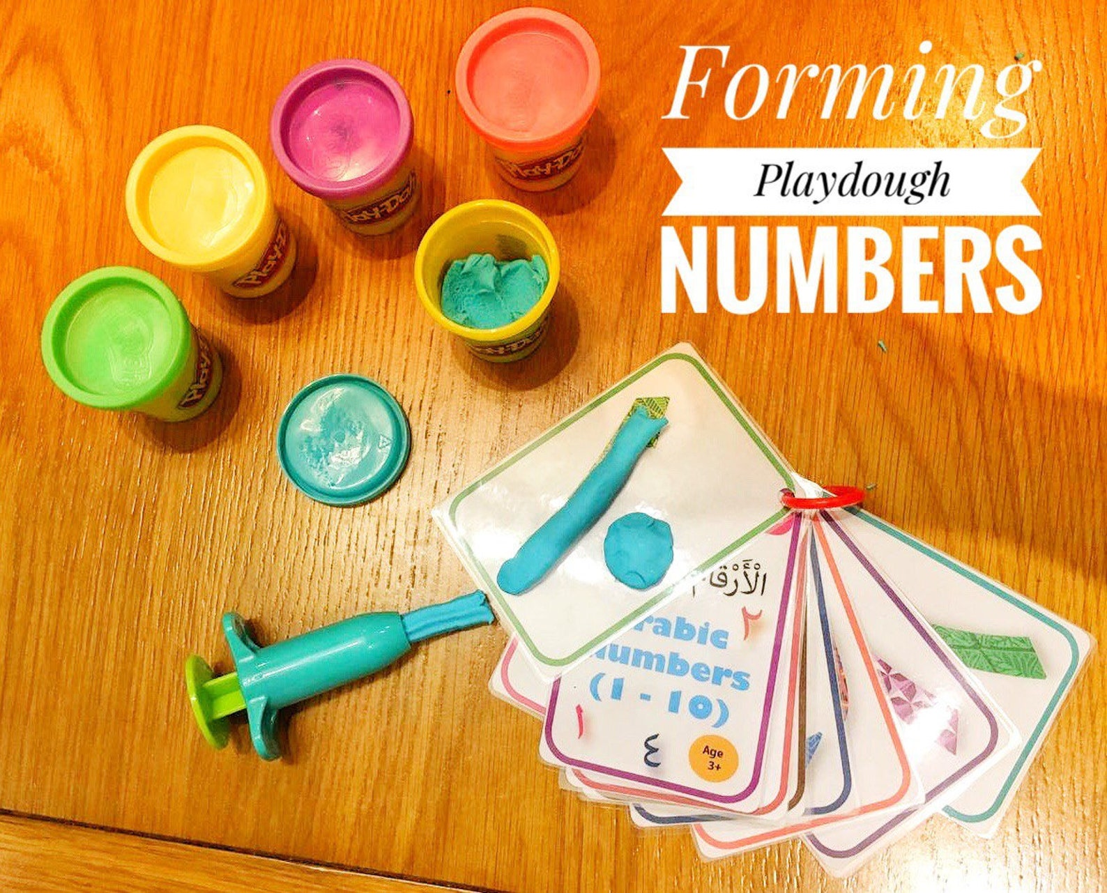 Arabic Numbers Flashcards. Learn Arabic for Kids. Children's Cards ...