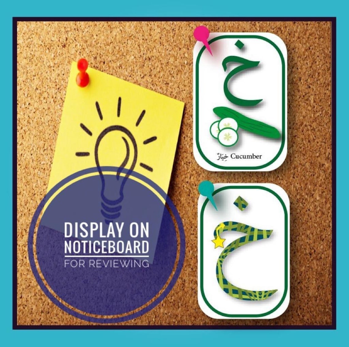 Arabic Alphabet Flashcards for Kids. Arabic Language Learning and ...