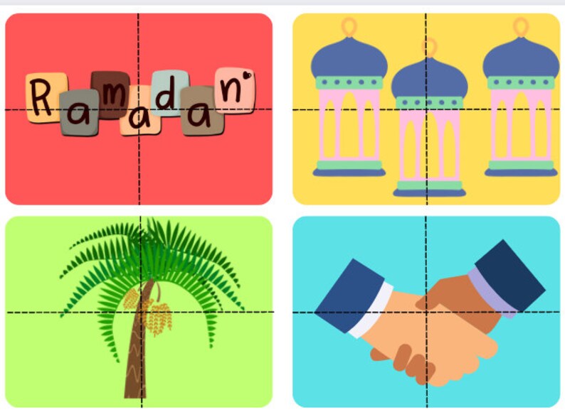 Spelling Flashcard Picture Puzzles, Arabic Transliteration and Meaning ...