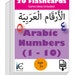 Arabic Numbers Flashcards. Learn Arabic for Kids. Children's Cards ...