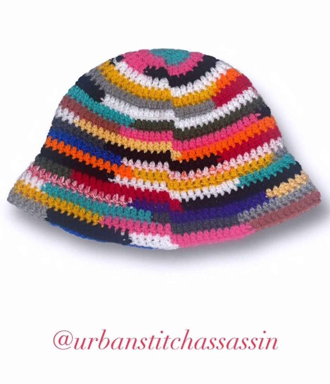 The Colorado Scrap Bucket Hat, Crochet Scrap Bucket Hat, Handmade ...