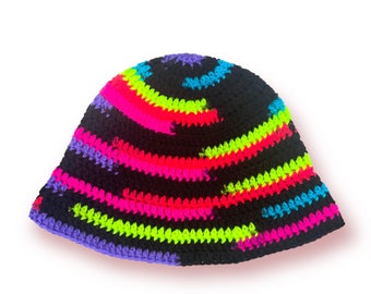 The Colorado Scrap Bucket Hat, Crochet Scrap Bucket Hat, Handmade ...