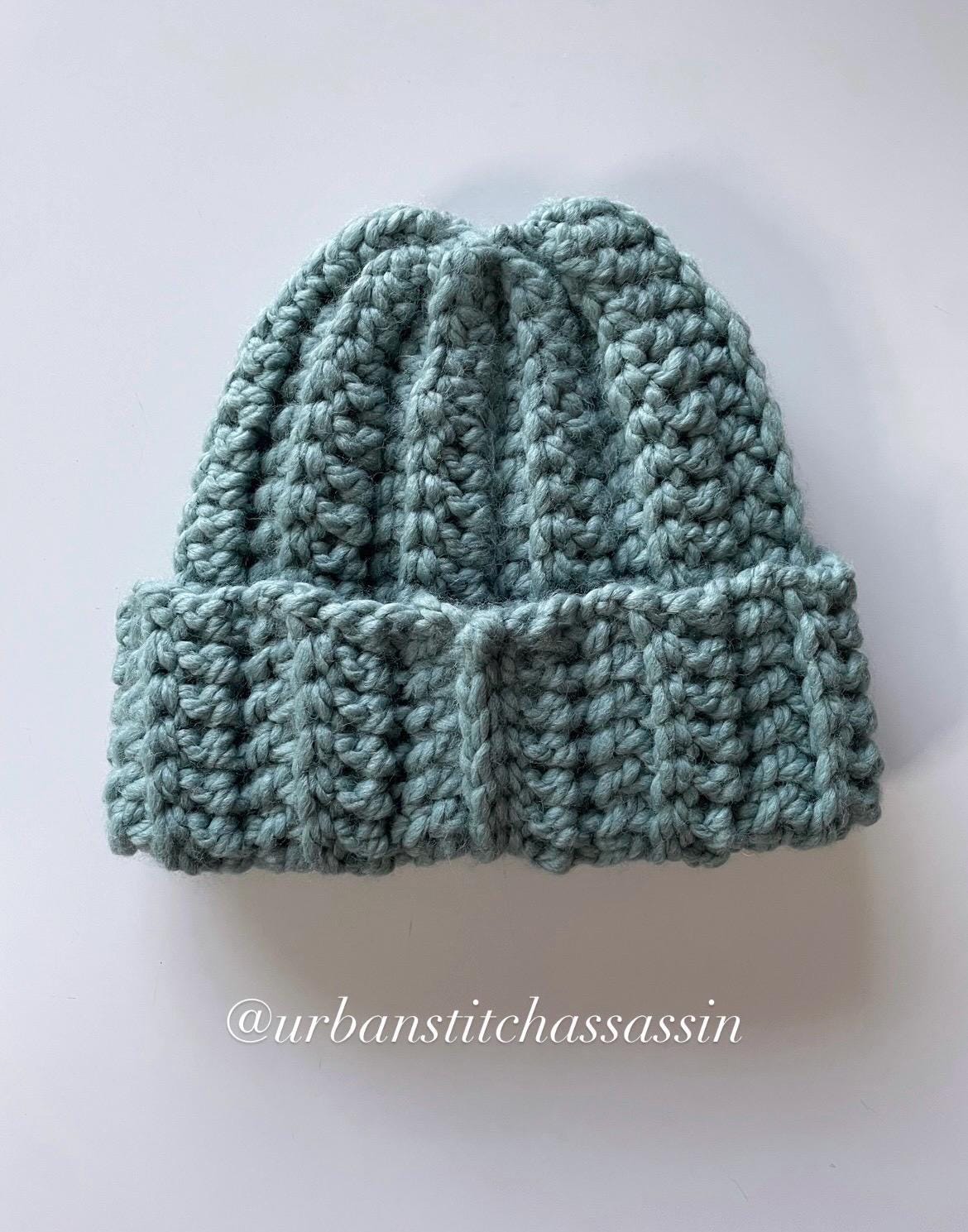 The Soft & Chunky Beanie, Crochet Chunky Beanie, Handmade Beanie, Plush ...