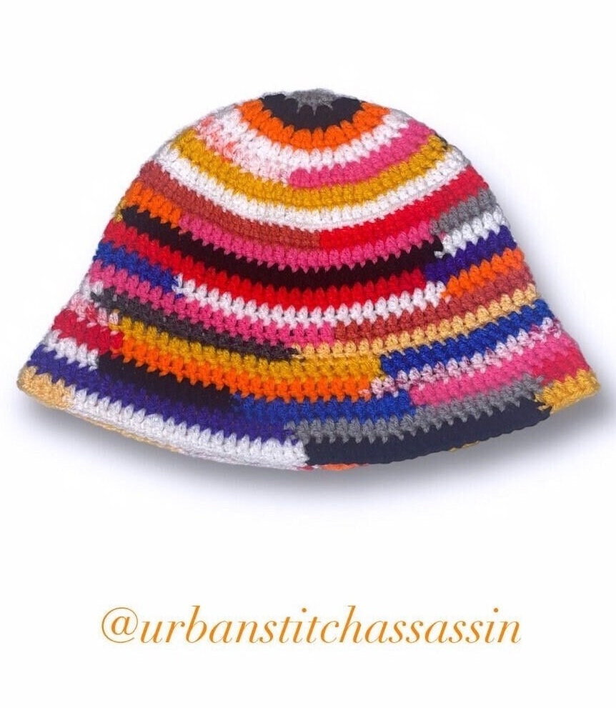 The Colorado Scrap Bucket Hat, Crochet Scrap Bucket Hat, Handmade ...