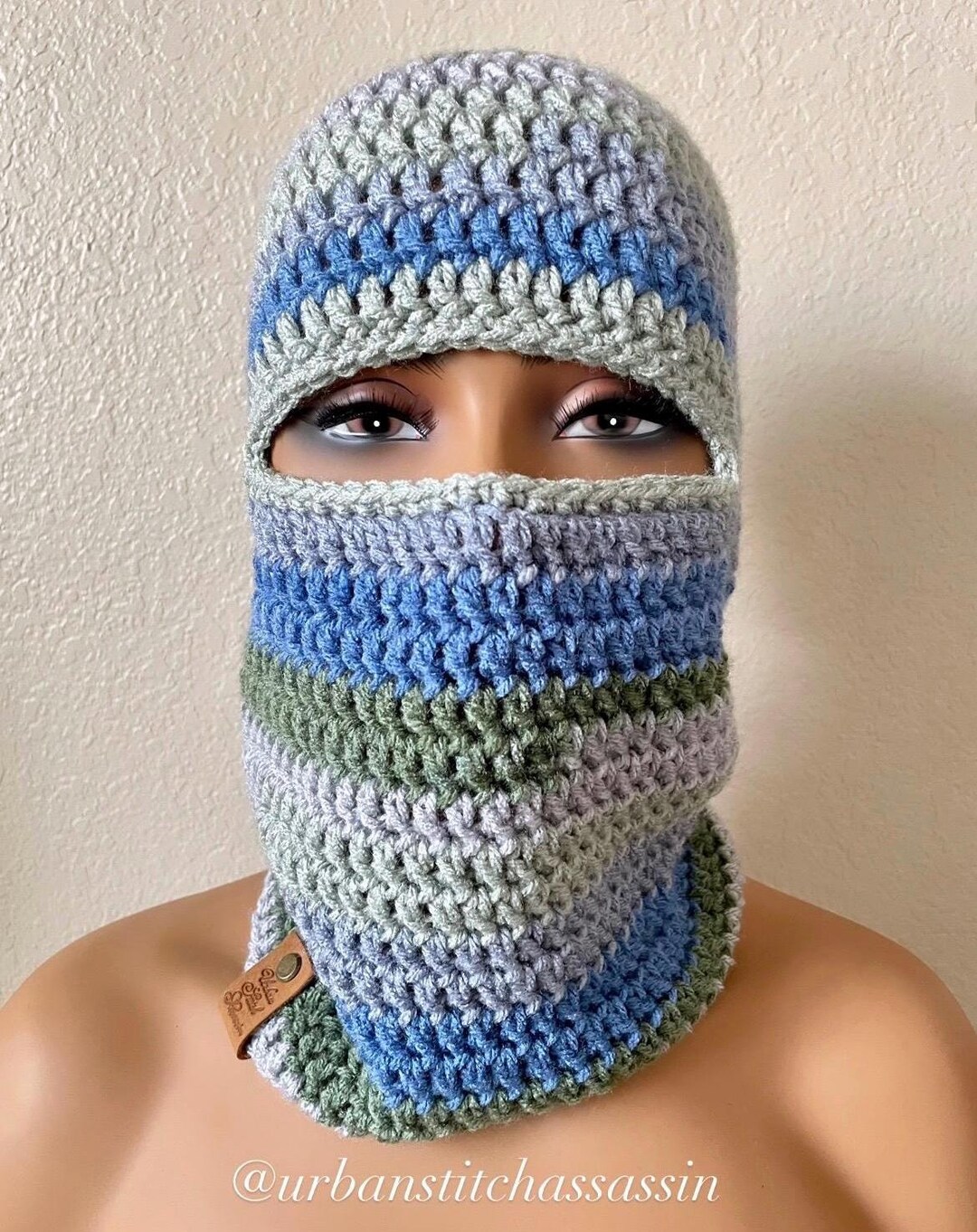 Crochet Balaclava, Crochet Ski-mask, Handmade Balaclava, Crochet Beanie ...
