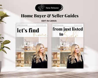 Real Estate Home Buyer and Seller Guide Bundle, Real Estate Template ...
