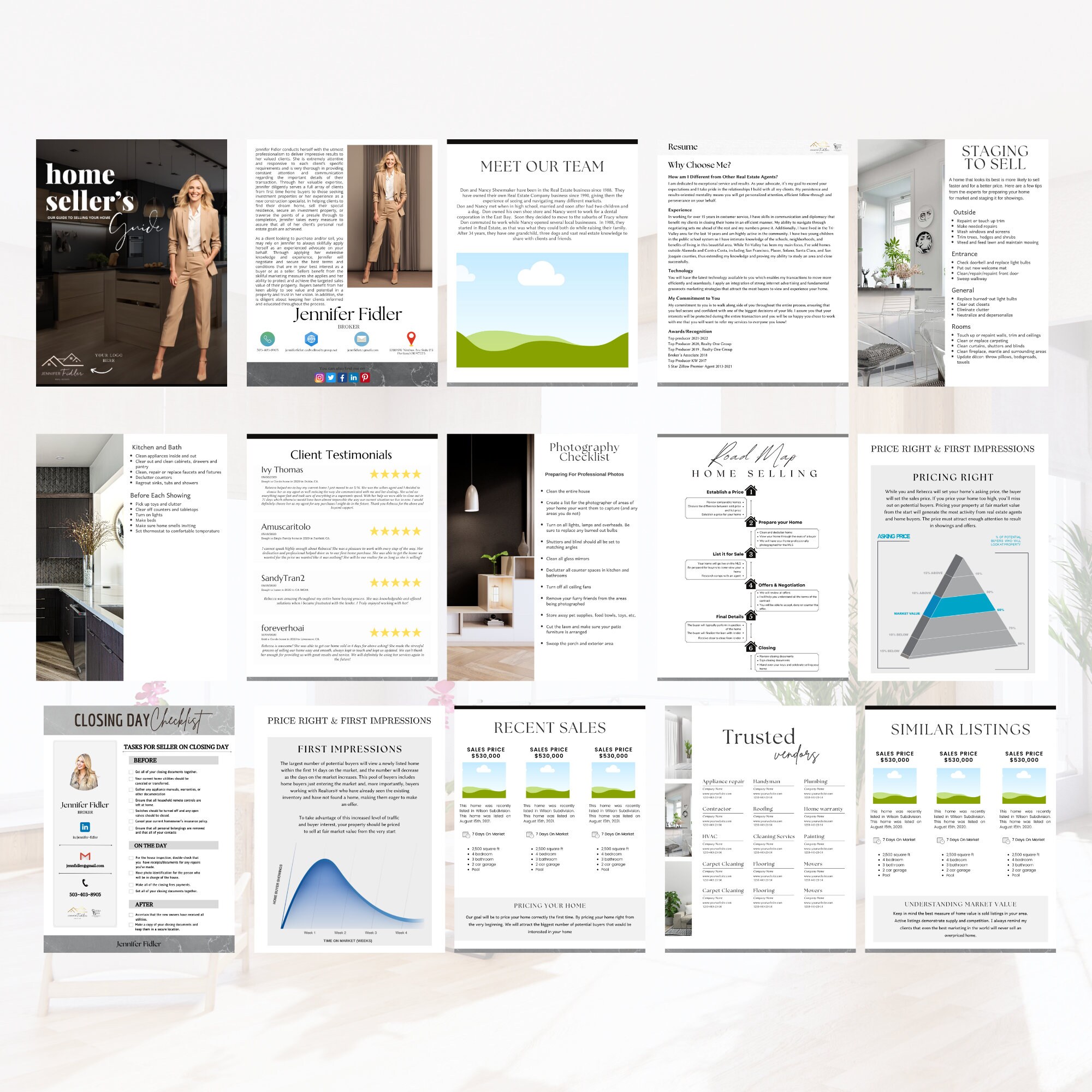 Home Seller Guide Template Real Estate Listing Presentation Real Estate ...