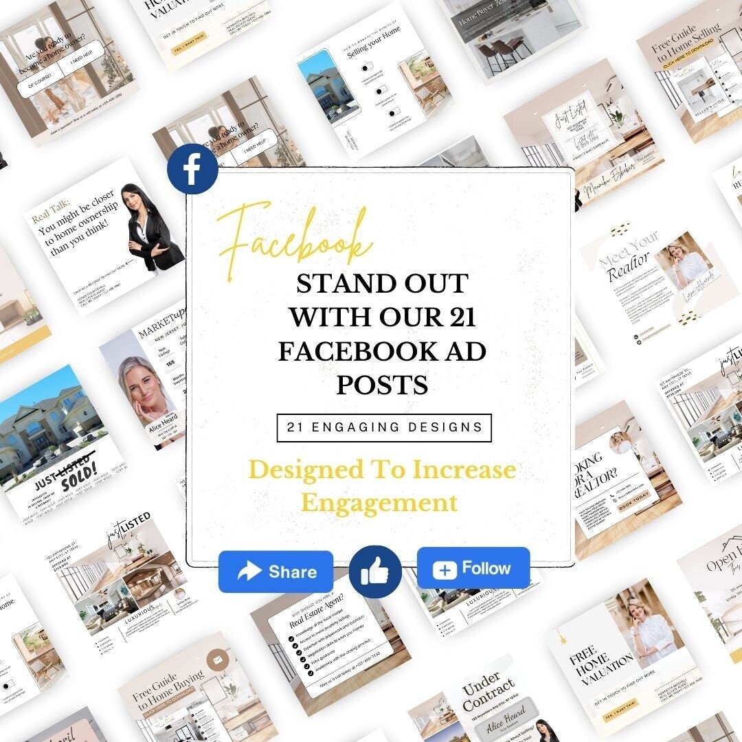 Real Estate Facebook Ad Real Estate Marketing Realtor Marketing ...