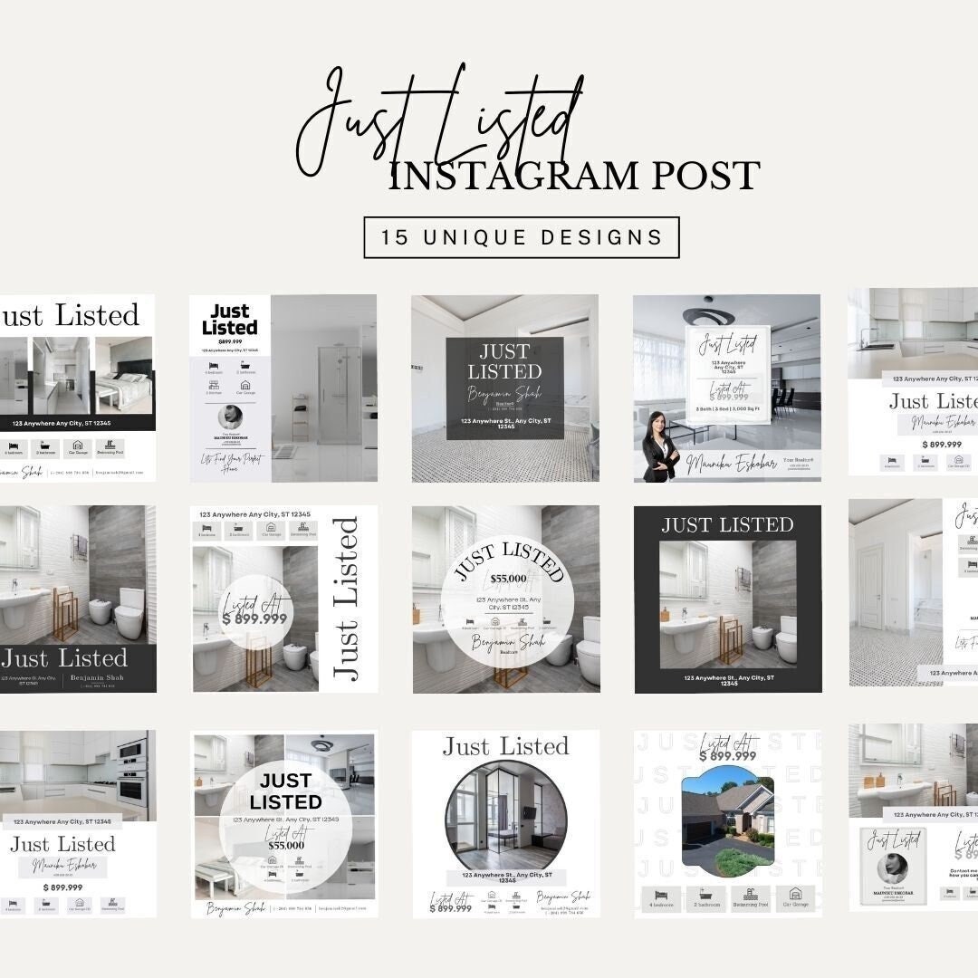 Just Listed Template Post Just Listed Instagram Post Real Estate New ...