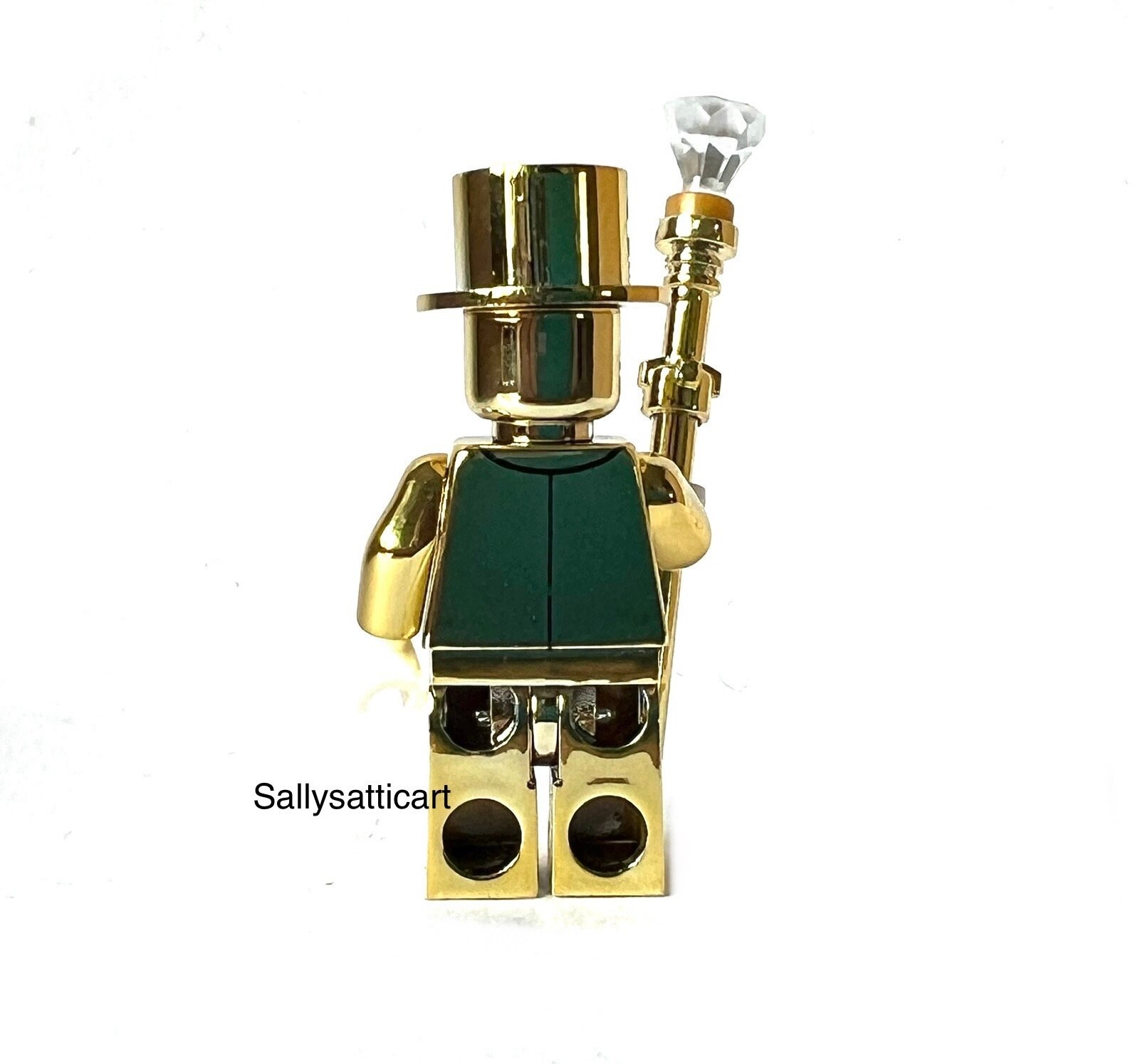 3D Printed Gold Minifigure - Etsy