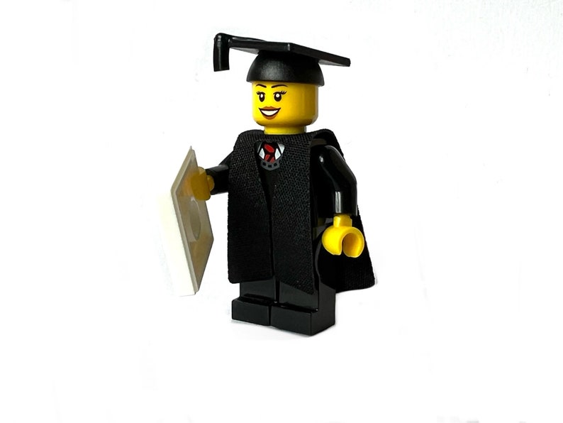 3D Printed Graduation Female Graduate Minifigure Custom - Etsy