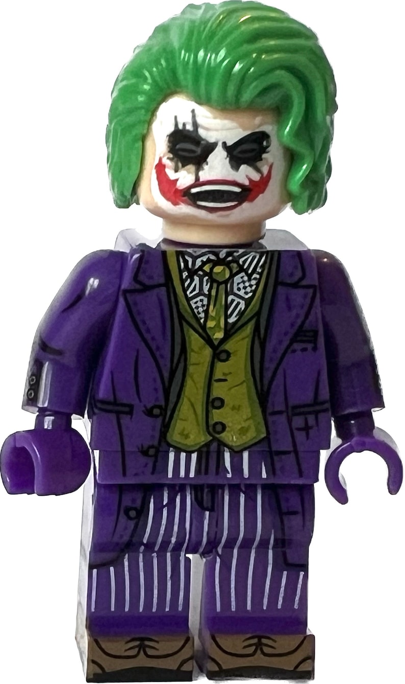 Lego the Joker Heath Ledger Minifigure - Etsy