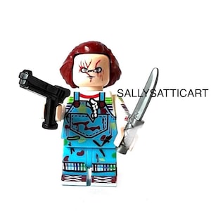 3D Printed Custom Chucky Minifigure Dual Head - Etsy