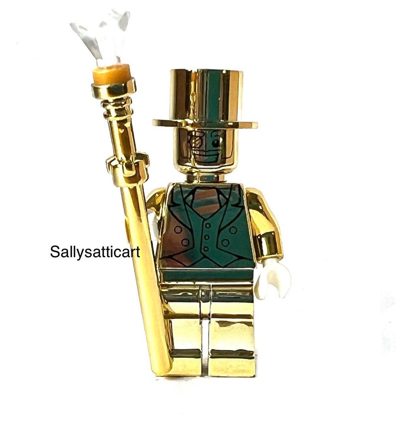 3D Printed Gold Minifigure - Etsy