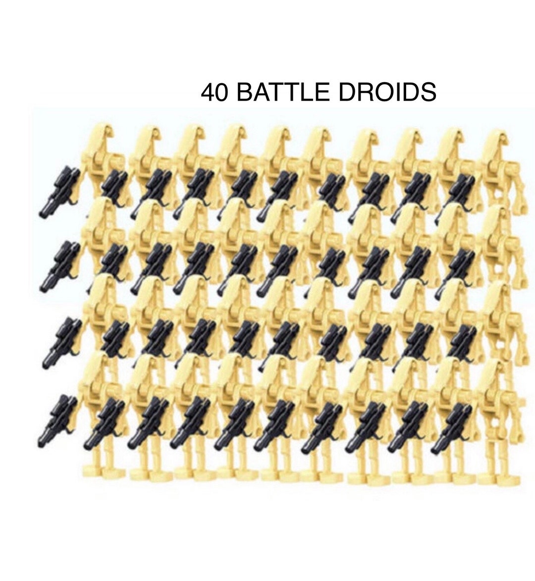 3D Printed 40 Tan Battle Droid Minifigures - Etsy