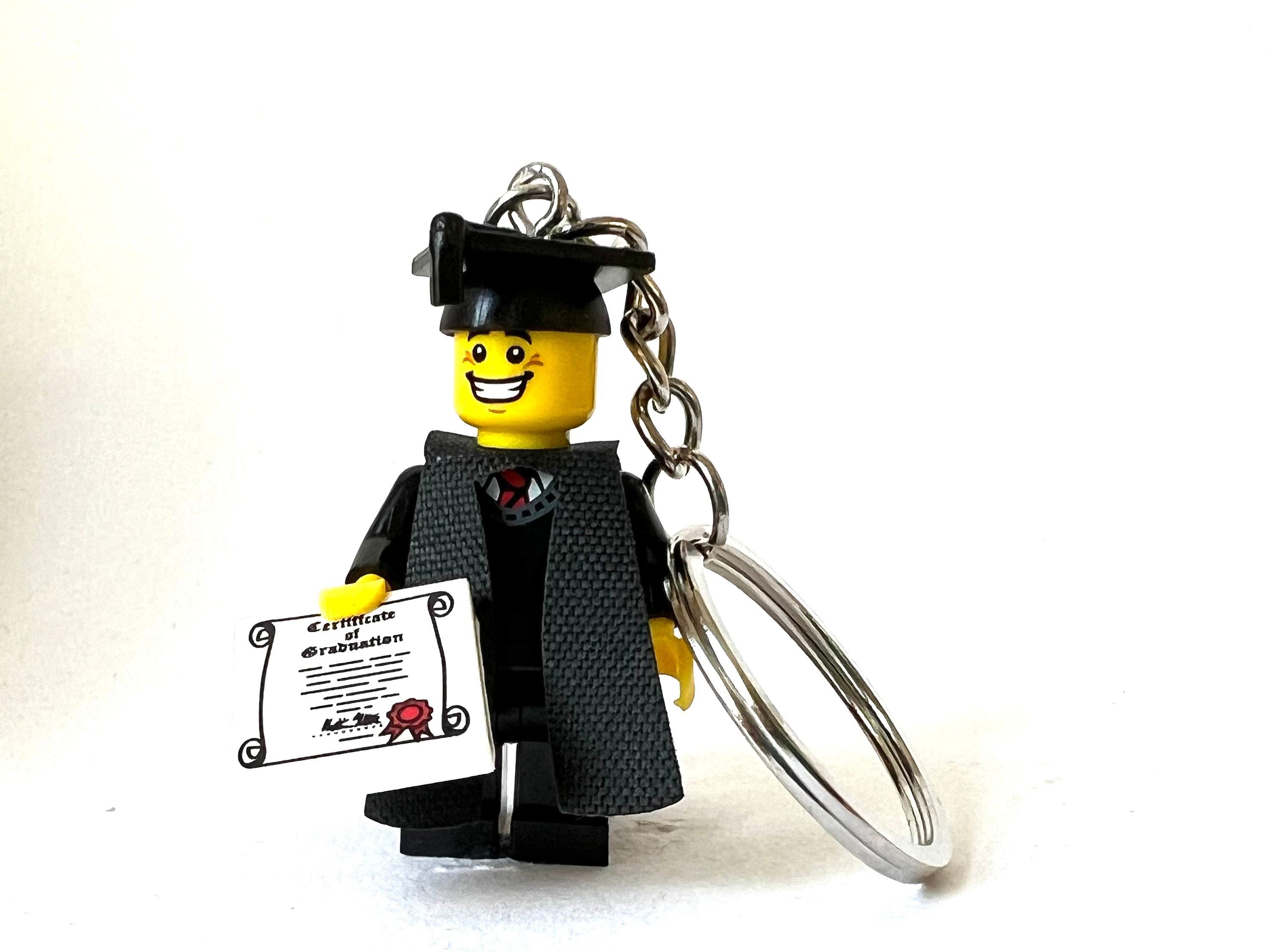 3D Printed Graduation Graduate Minifigure Keyring Keychain - Etsy