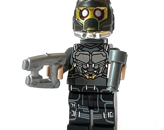 3D Printed Custom Star Lord Minifigure Dual Head - Etsy