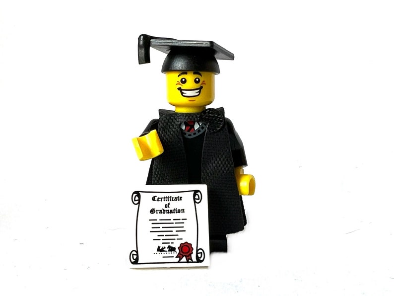 3D Printed Graduation Graduate Minifigure Custom - Etsy