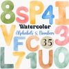 Road Letter Alphabet & Numbers Clipart Set / Text Graphics / ABC 123 ...