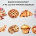 Baking Clipart Set, Watercolor Bakery Clipart, Hand Painted Clipart ...