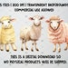 Watercolor Sheep Clipart Set of 45 PNG Files, Lamb Clipart, Sheep ...