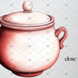 Watercolor Tea Party Clipart Set of 65 PNG Files, Teapot Clipart, Tea ...