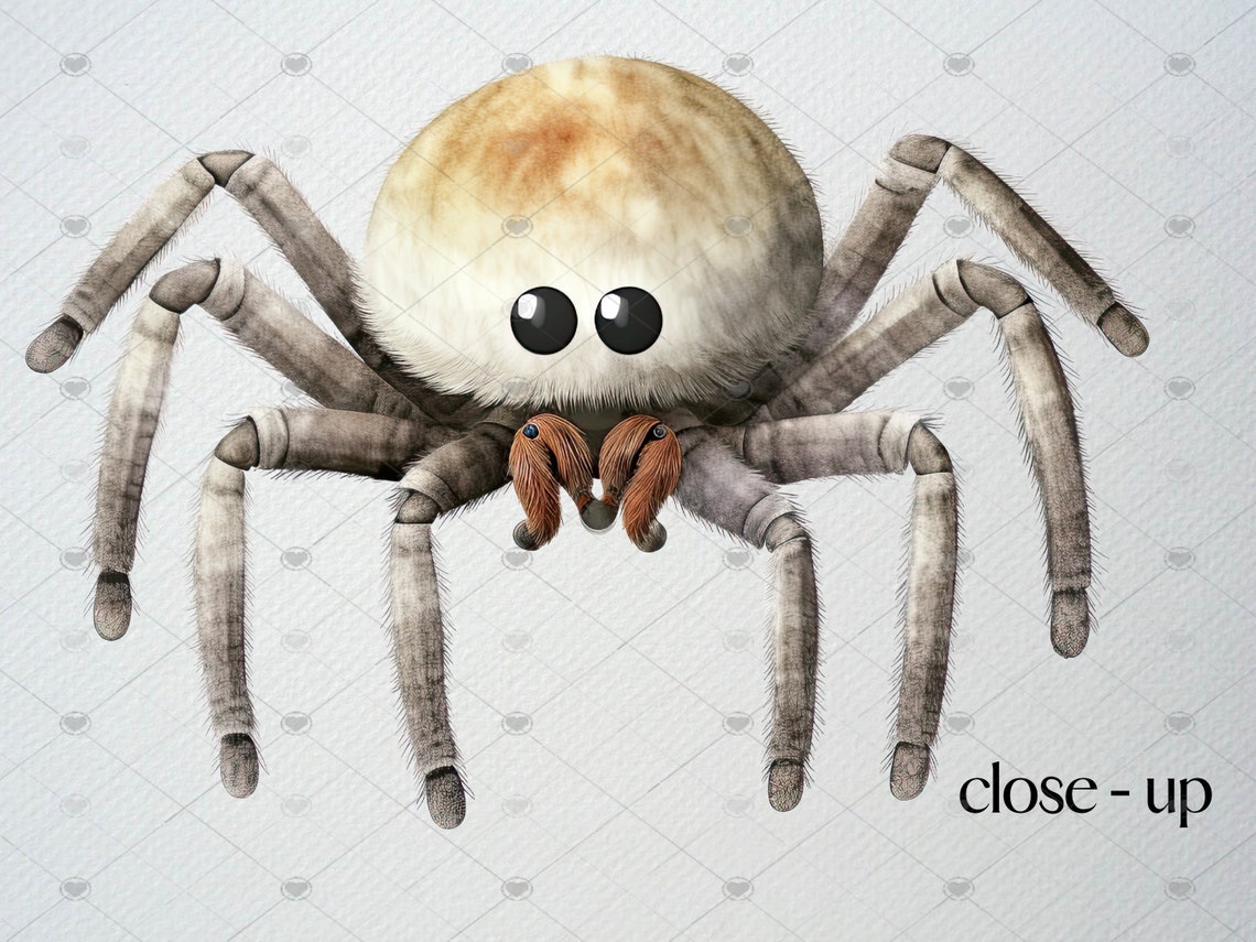 Watercolor Halloween Clipart Set of 37 PNG Files, Witch Clipart, Spooky ...