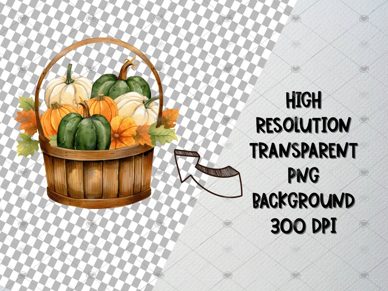 Watercolor Thanksgiving Clipart Set of 40 PNG Files, Fall Clipart ...