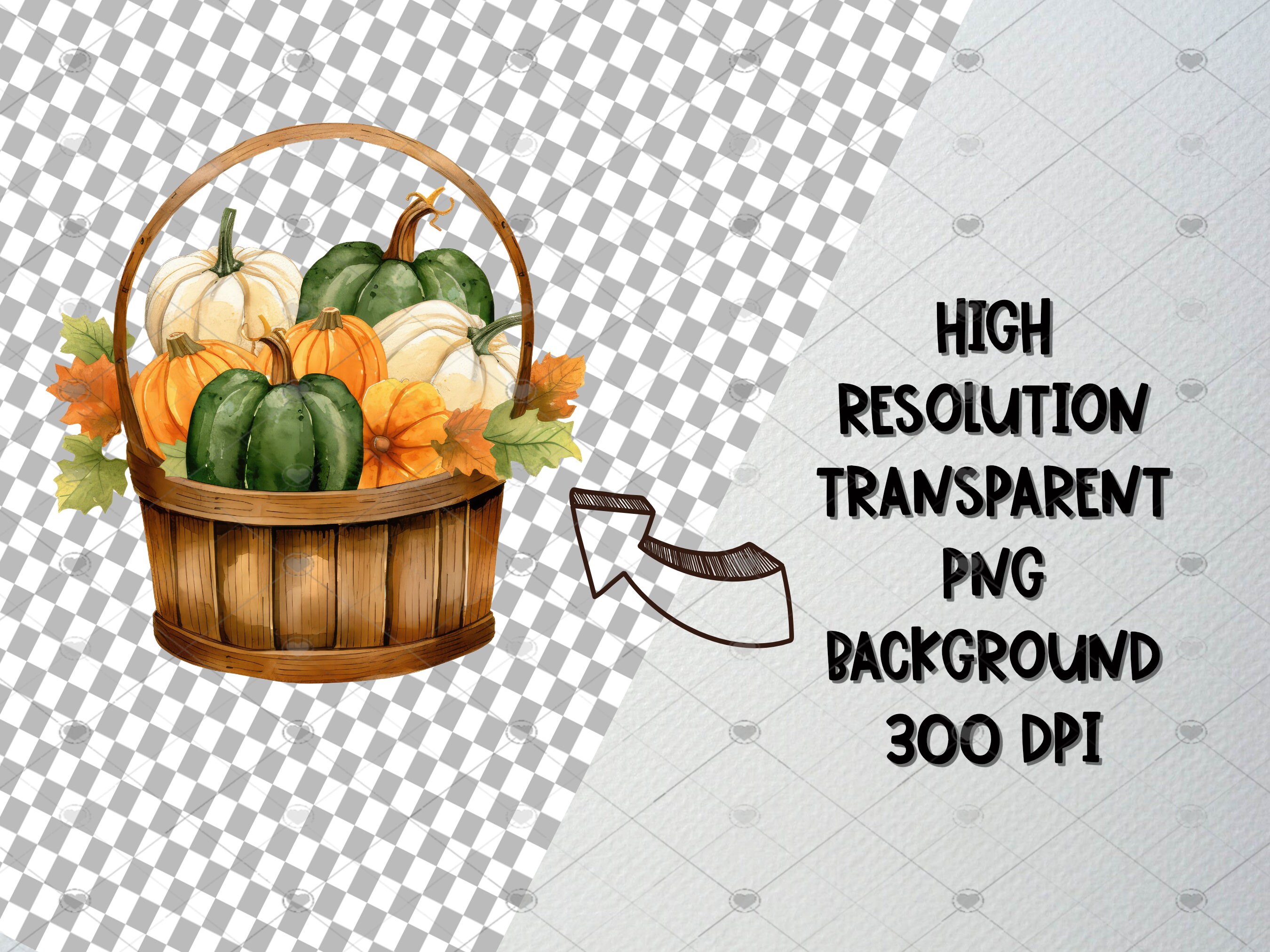 Watercolor Thanksgiving Clipart Set of 40 PNG Files, Fall Clipart ...