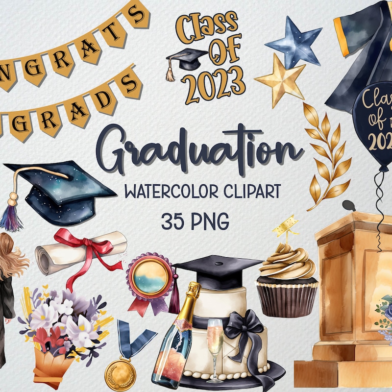 Graduation Clip Art - Etsy