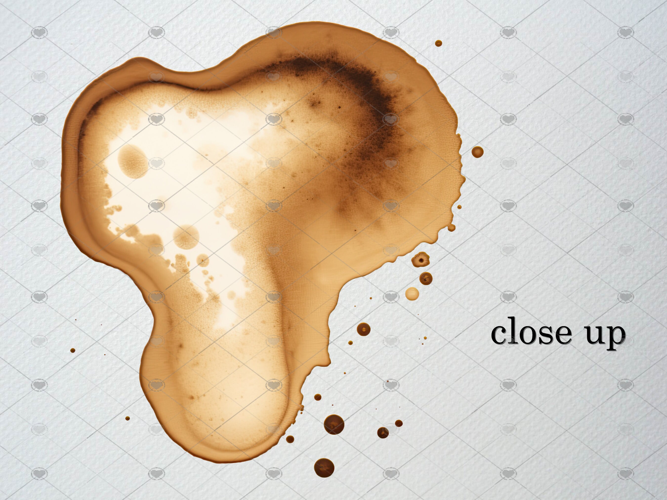 Watercolor Coffee Stains Clipart Set of 35 PNG Files, Coffee Ring ...