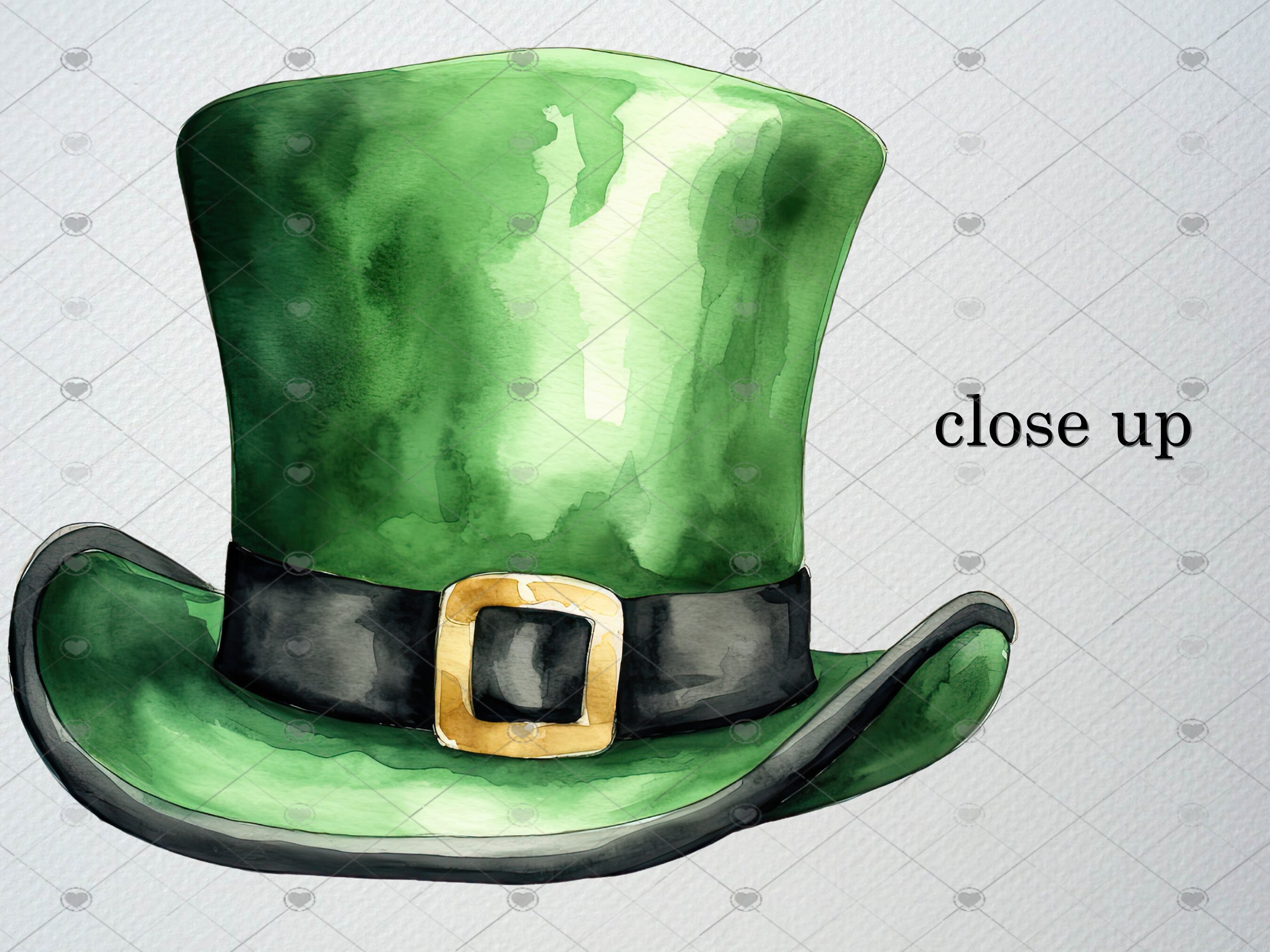 Watercolor St. Patrick's Day Clipart Set of 30 PNG Files, Clover ...