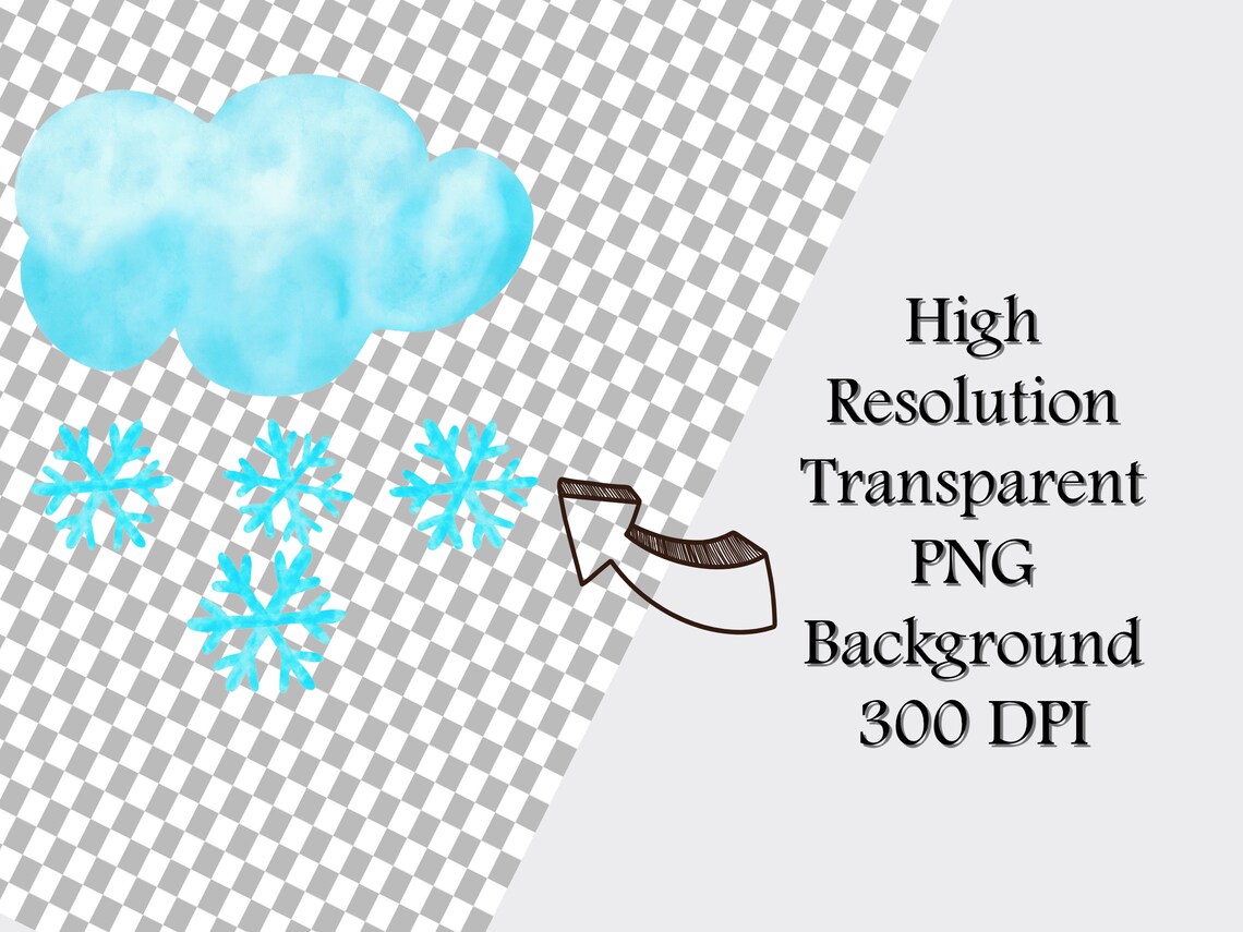 Watercolor Weather Clipart Set of 28 PNG Files, Rainbow Clipart, Cloud ...