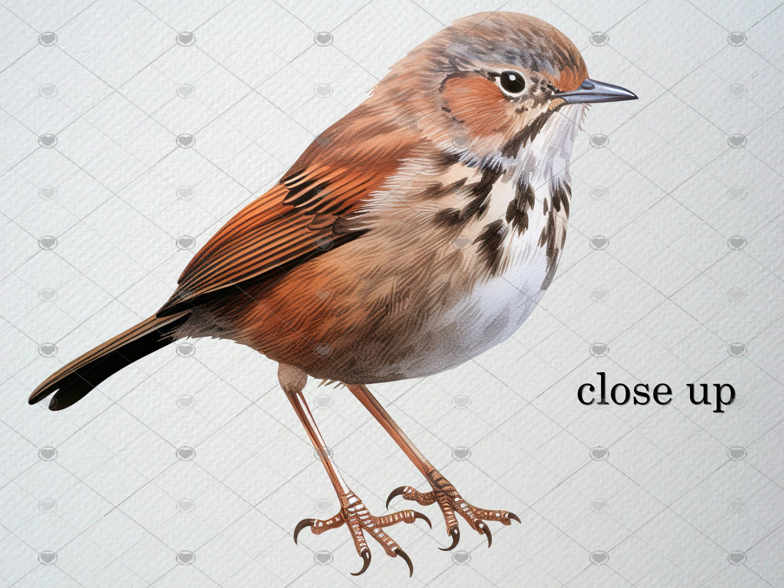 Watercolor Birds Clipart Set of 71 PNG Files, Cute Bird Clipart, Bird ...