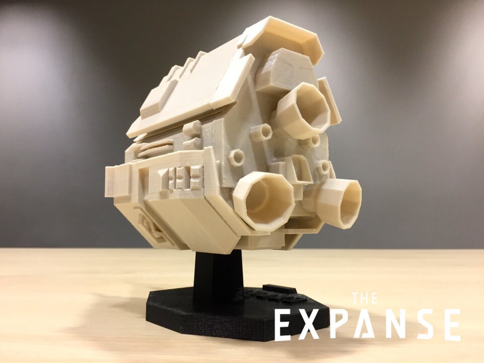 The Knight 6in/15cm 3D Printed Ship Model Light Frigate Pur'n'kleen the ...