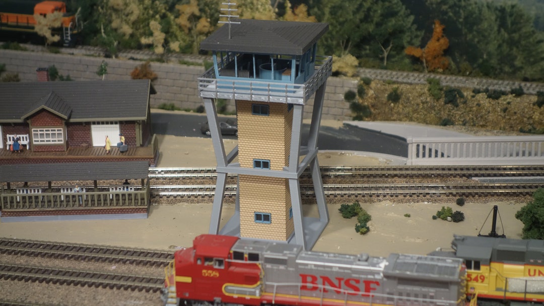 TT/HO/N Scale Yardmasters Tower - Etsy