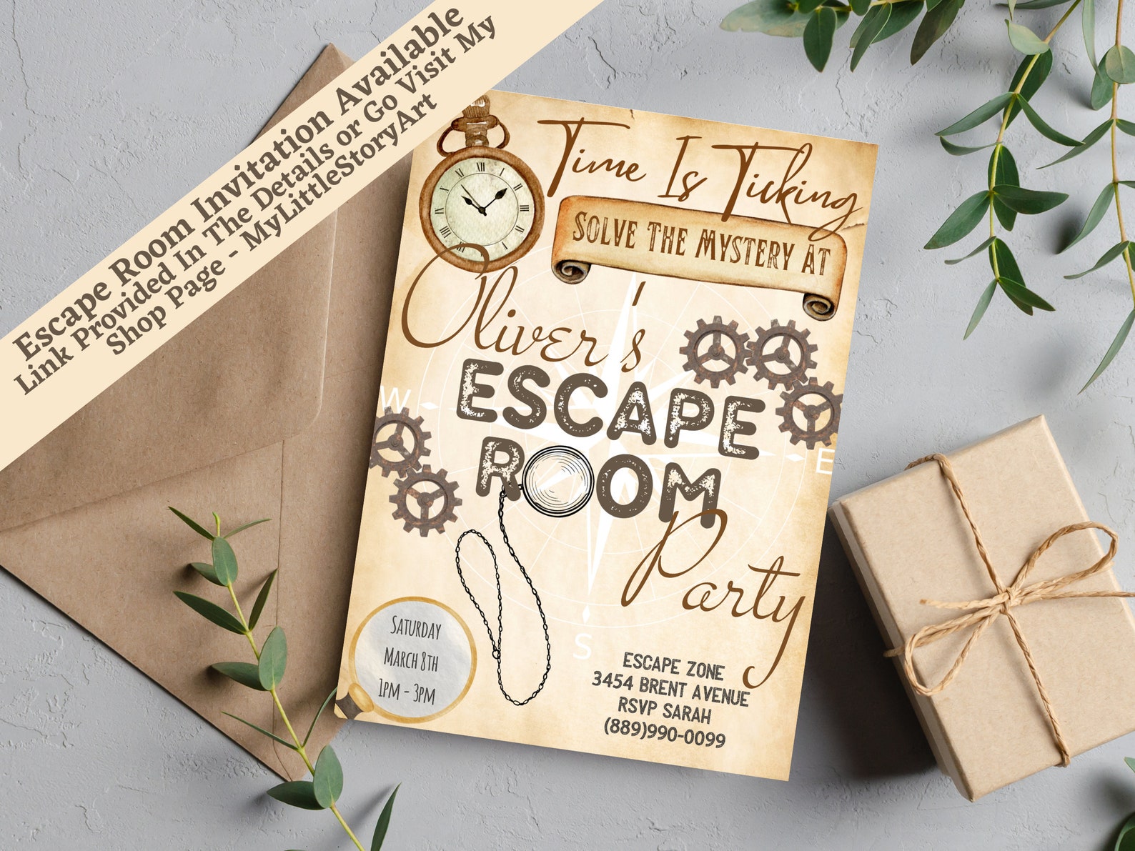 Escape Room Thank You Tag, Escape Room Party Favor, Escape Room Thank ...