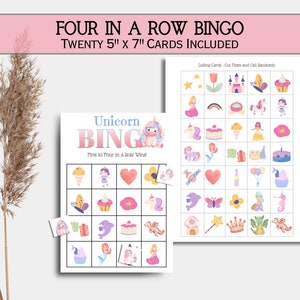 Unicorn Party Games, Unicorn Birthday Party Bundle, Unicorn Bingo ...