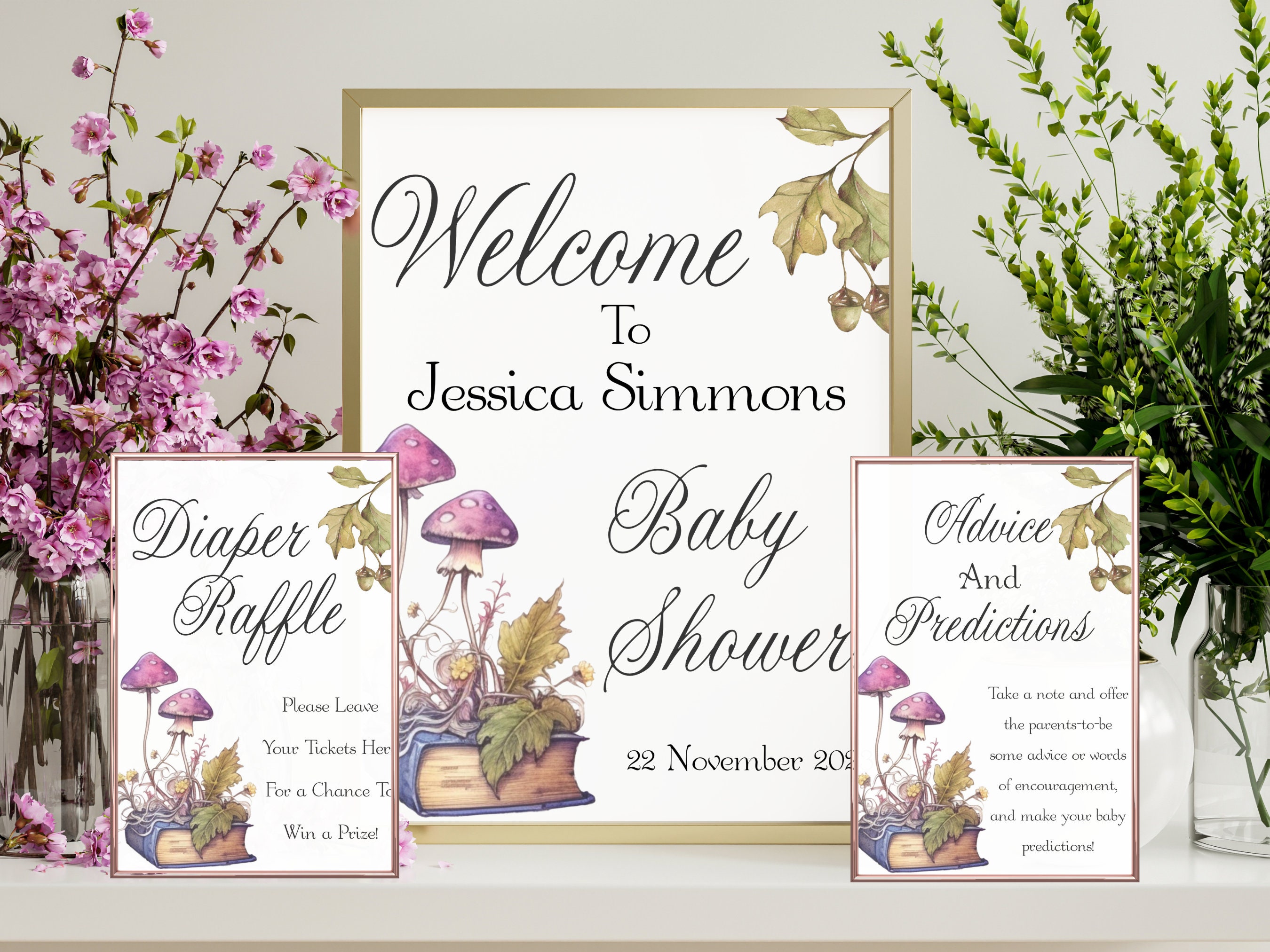 Storybook Baby Shower Bundle, Storybook Baby Shower Decorations, Book ...