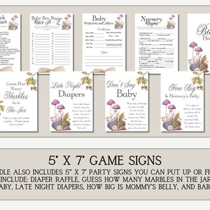 Storybook Baby Shower Game, Storybook Baby Shower Bundle, Book Themed ...