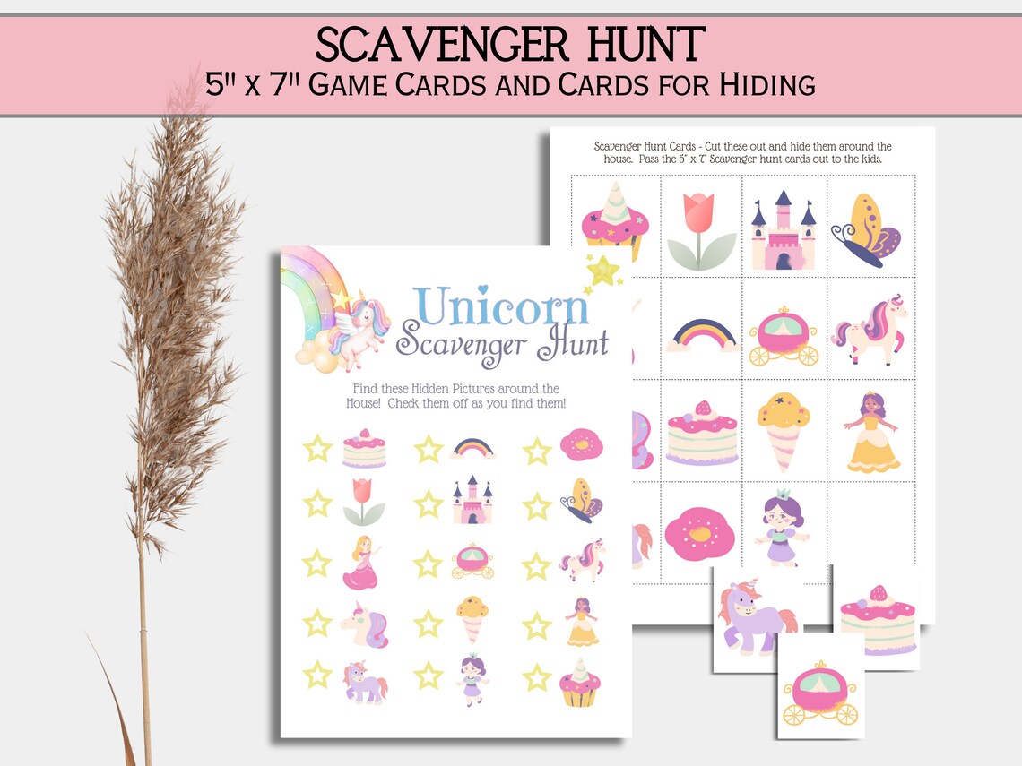 Unicorn Party Games, Unicorn Birthday Party Bundle, Unicorn Bingo ...