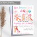 Unicorn Playground Birthday Invitation, Unicorn Park Party Invitation ...