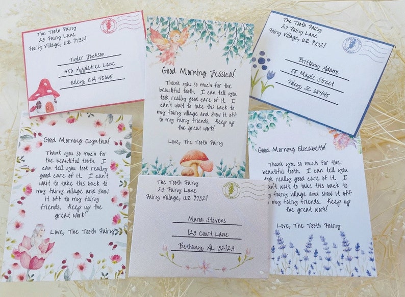 Editable Tooth Fairy Letter, Printable Tooth Fairy Note, Tooth Fairy ...