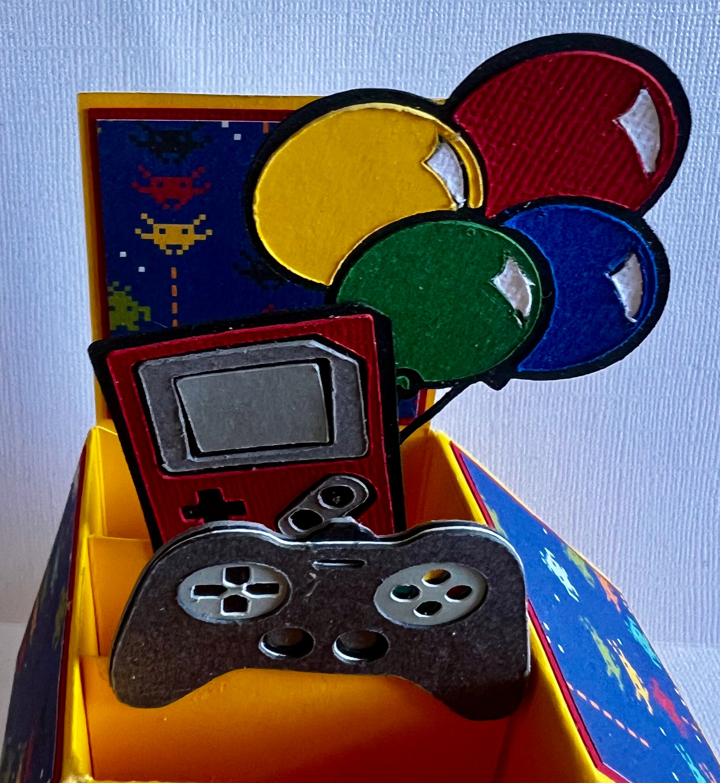 Gamer Kid Birthday Card- Pop up Birthday Card - Etsy