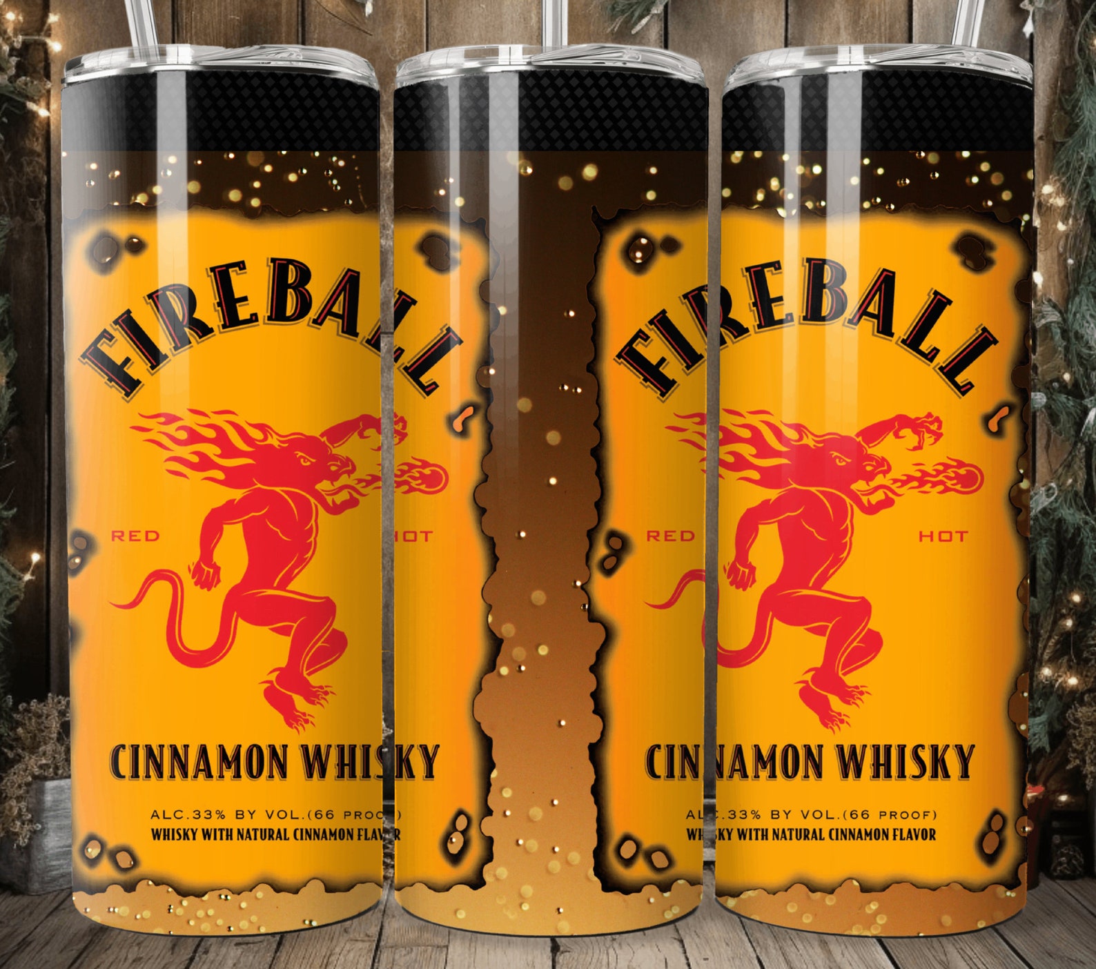 FIREBALL Sublimation DIGITAL File for 20 Oz Tumblers - Etsy