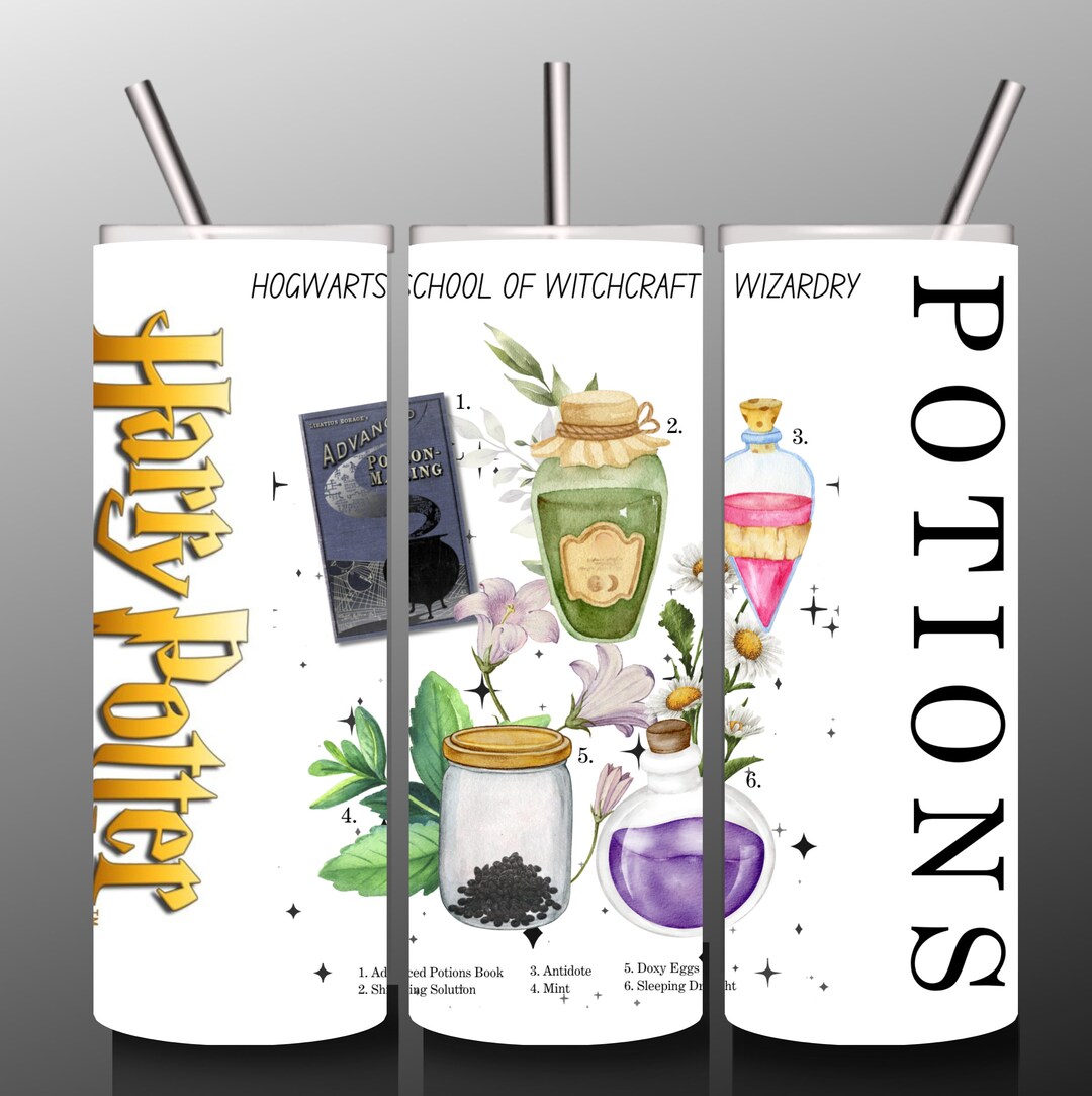 HP Potions Tumbler Sublimation DIGITAL File for 20 Oz Tumblers - Etsy